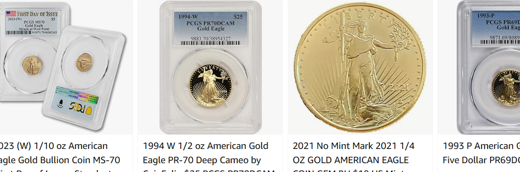 Gold Eagle Coin Store – Eagle Gold Dollar